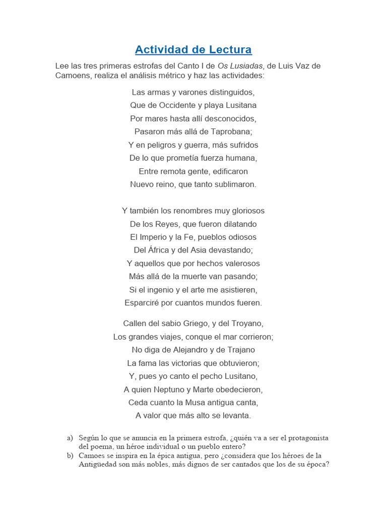 Actividad de Lectura | PDF