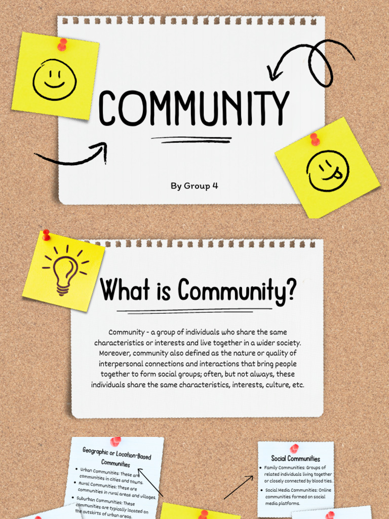 Group 4 Community Pdf Community Focus Group