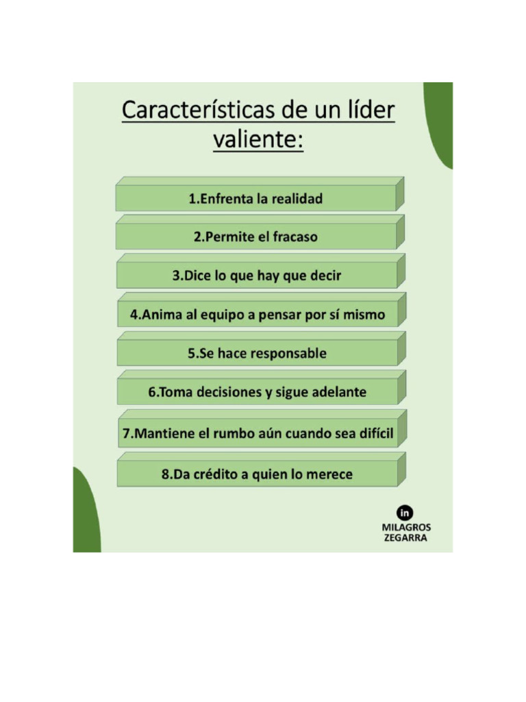 CARACTERISTICAS DE UN LIDER | PDF