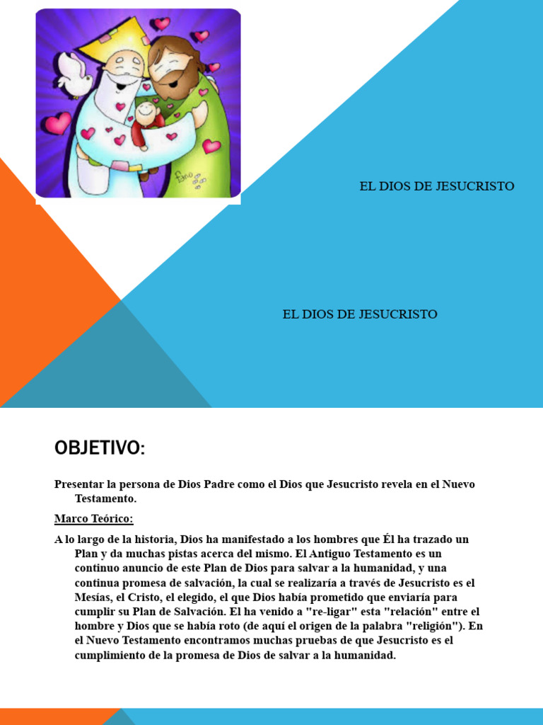 El Dios de Jesucristo | PDF | Jesús | Dios