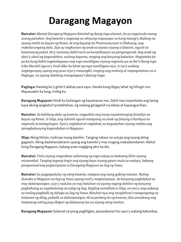 Daragang Magayon | PDF