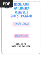 Modul Ajar Persamaan Garis Lurus | PDF
