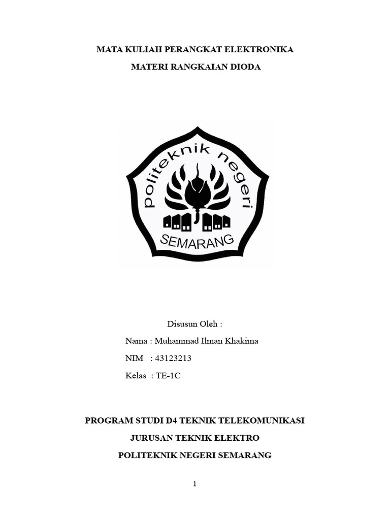 Rangkaian Dioda Elektronika | PDF