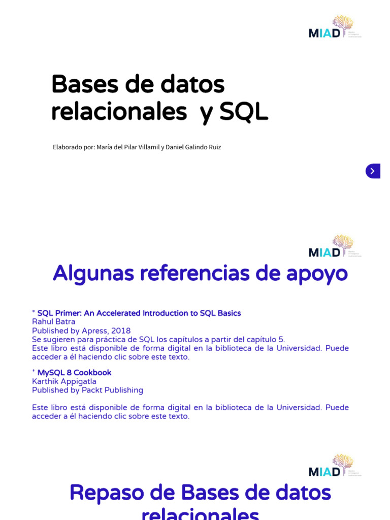Bases de Datos y SQL | PDF | SQL | Base de datos relacional