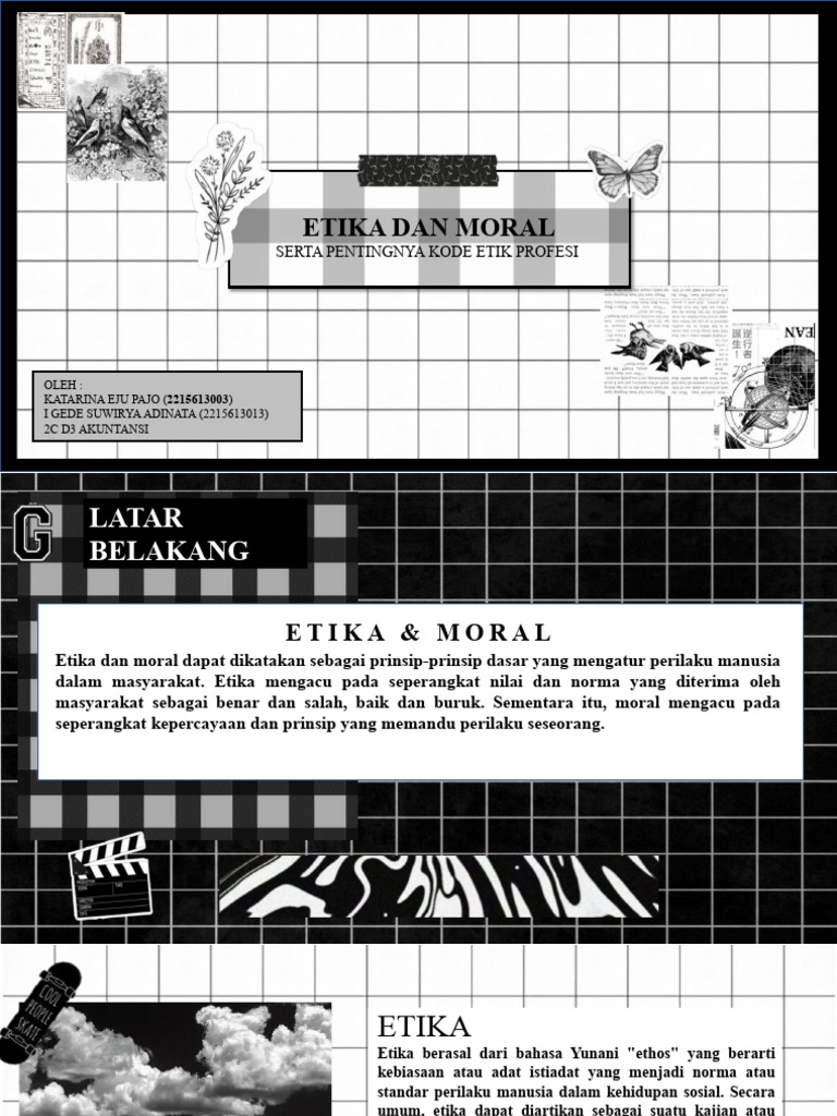 Etika Dan Moral Serta Pentingnya Kode Etik Profesi_kelompok 1_2C D3 AK ...