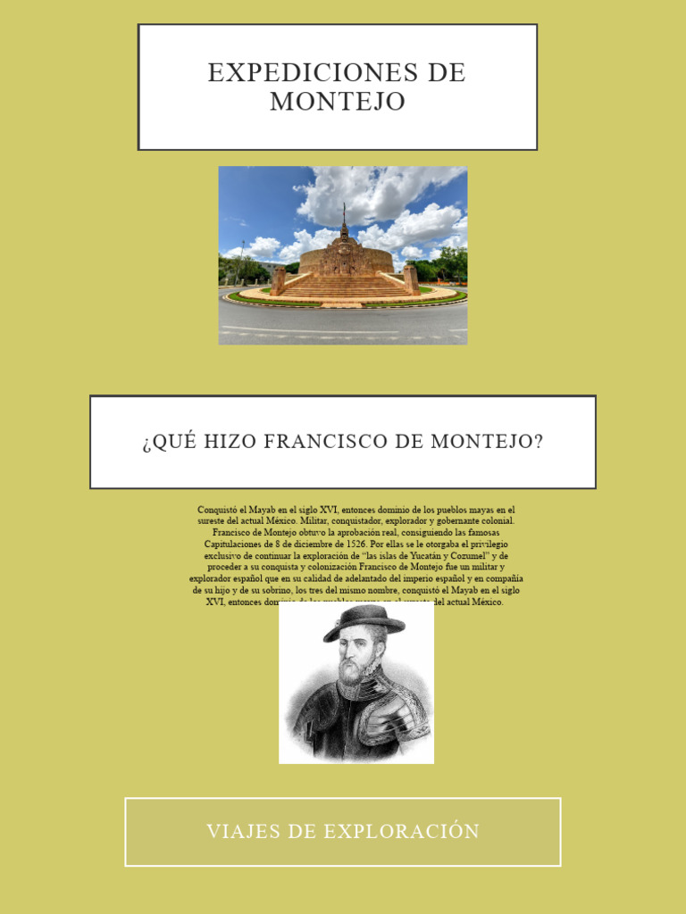 Expediciones de Montejo | PDF | Península de Yucatán