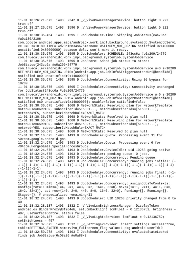 Log | Download Free PDF | Operating System Families | Computer Science
