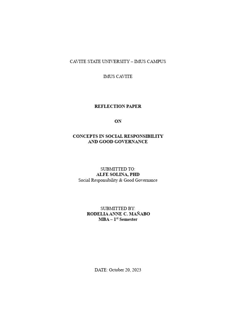 Social Responsibility & Governance Insights | PDF