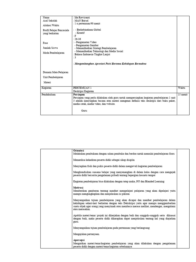 Modul B Ind Pertemuan 1 | PDF