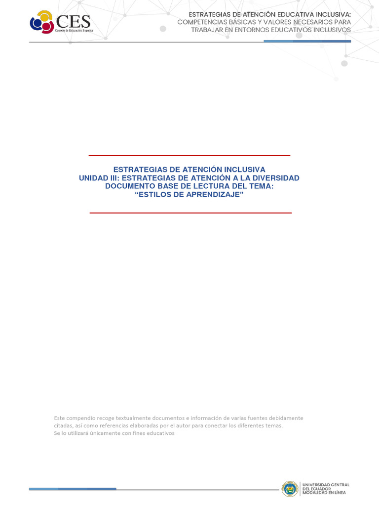 Tema 11 - Unidad 3 Documento Base Subir | PDF | Hemisferio cerebral | Aprendizaje