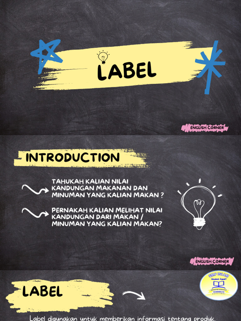 Materi LABEL | PDF