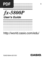 Abacus SX-II Matrixn Calculator Guide | PDF | Cursor (User Interface ...