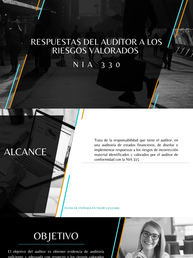 Presentación NIA 330 | PDF | Auditoría | Contralor