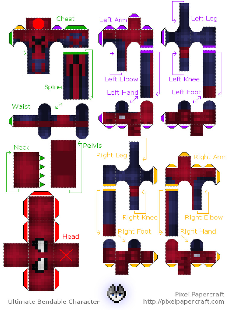 Minecraft Bendable Character | PDF