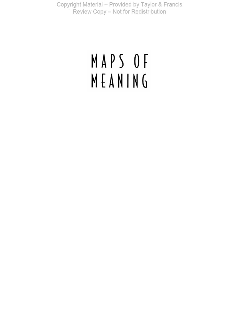 B J Peterson Maps of Meaning Chapter1 | PDF | Freedom Of Expression Law ...