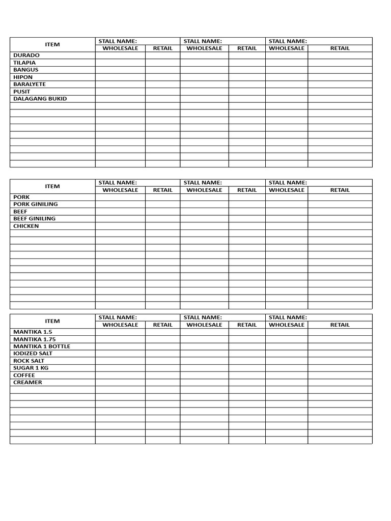 Dti Price Monitoring | PDF