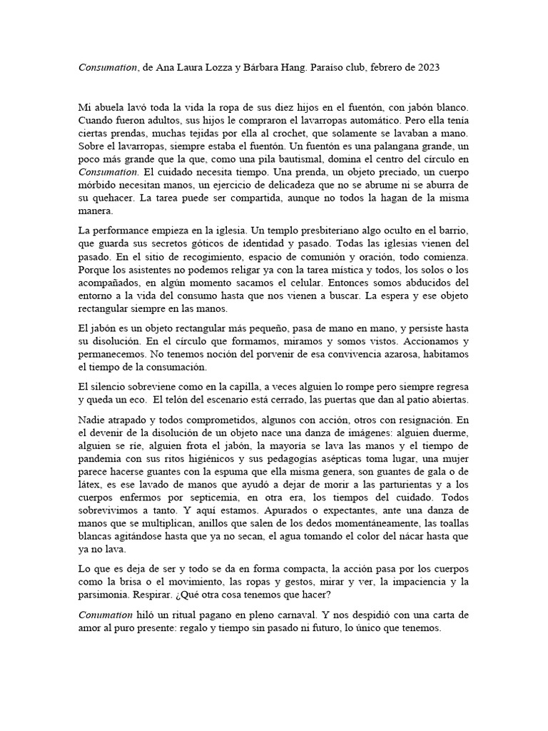 Consumation 20-2 | PDF