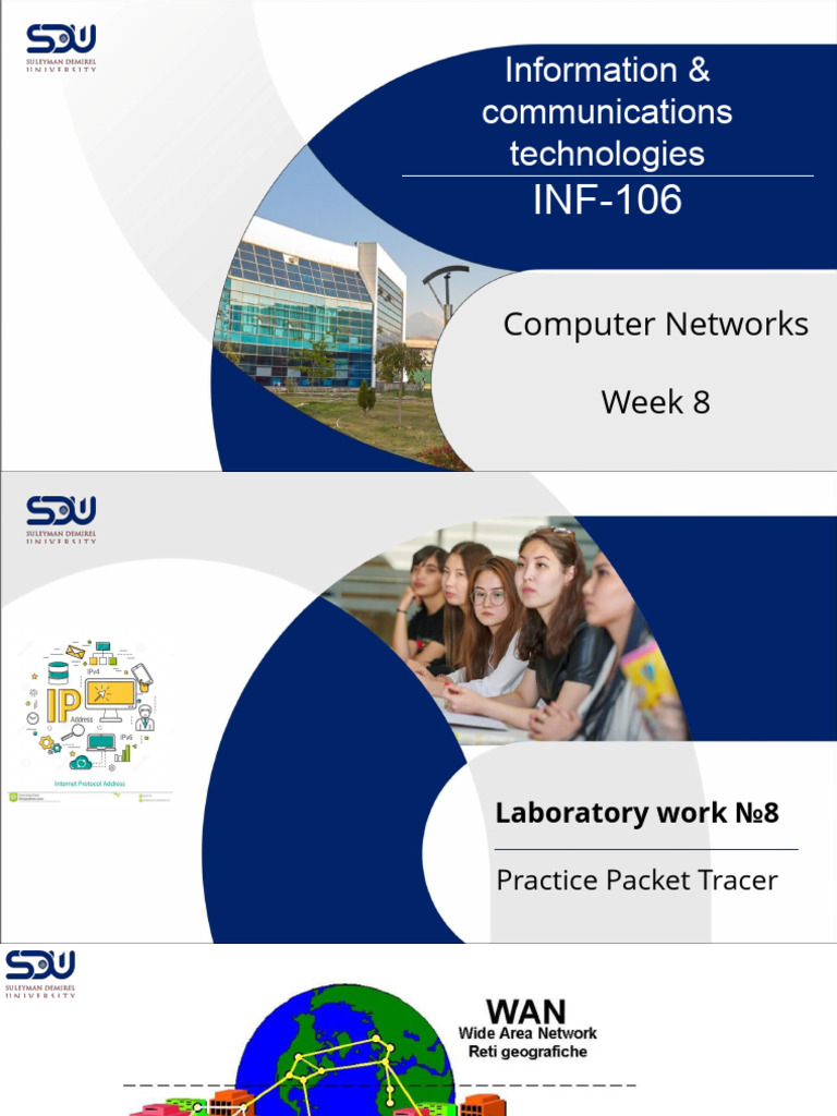 INF - 106 - Lab 8 Practice Activity | PDF | Computer Network | Ip Address