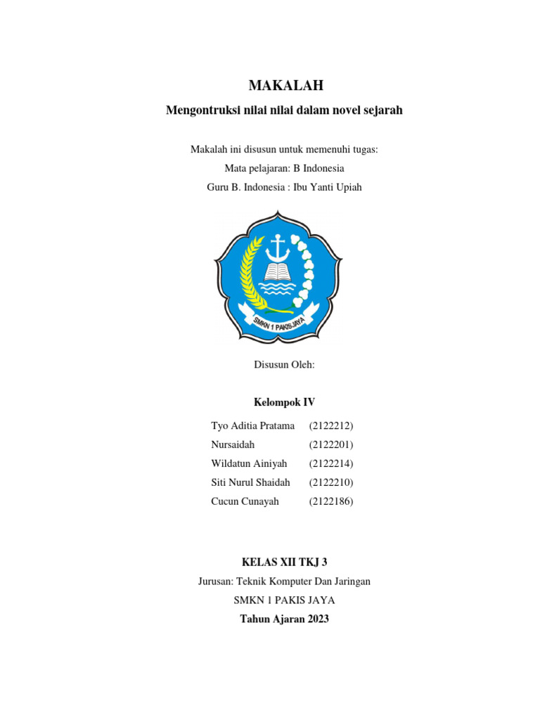 Makalah Kelompok 3 Xii Titl | PDF