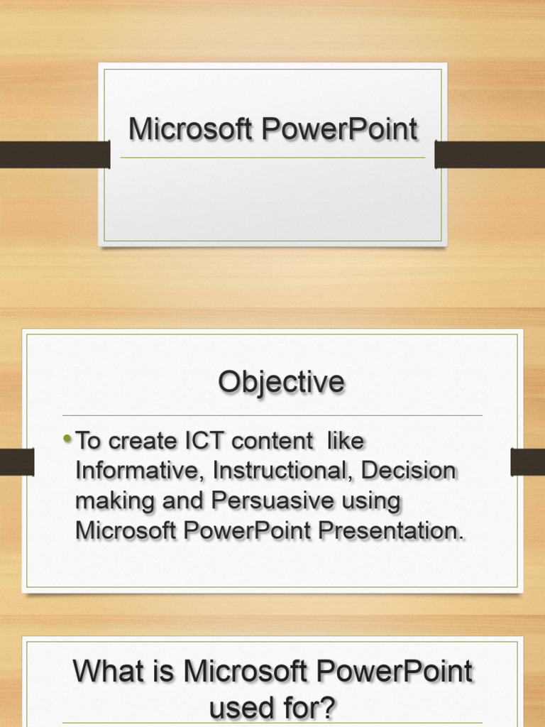 Microsoft PowerPoint | PDF