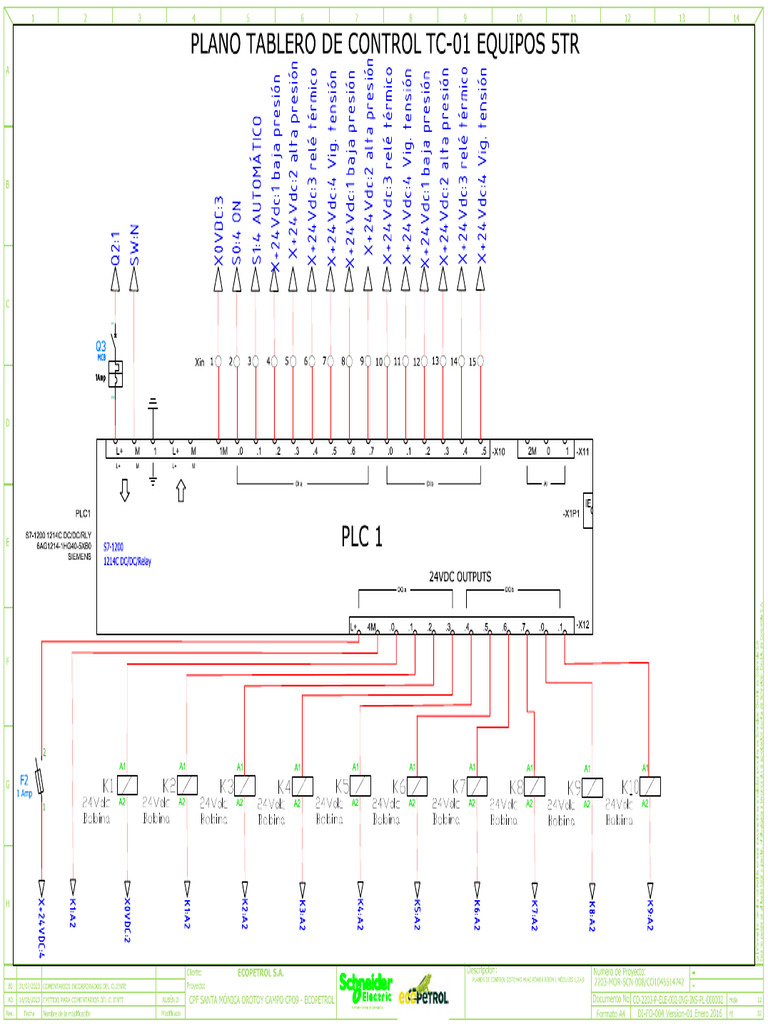 Plano PLC s7 1200 Siemens | PDF