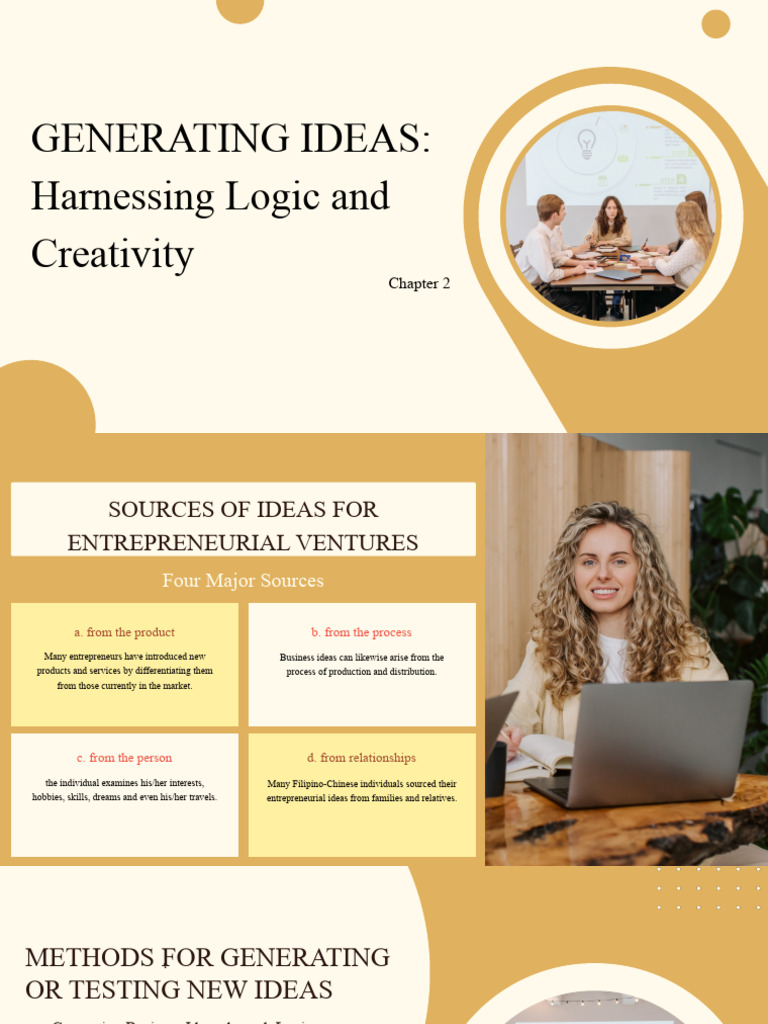 Chapter 2 Generating Ideas Harnessing Logic and Creativity | PDF ...