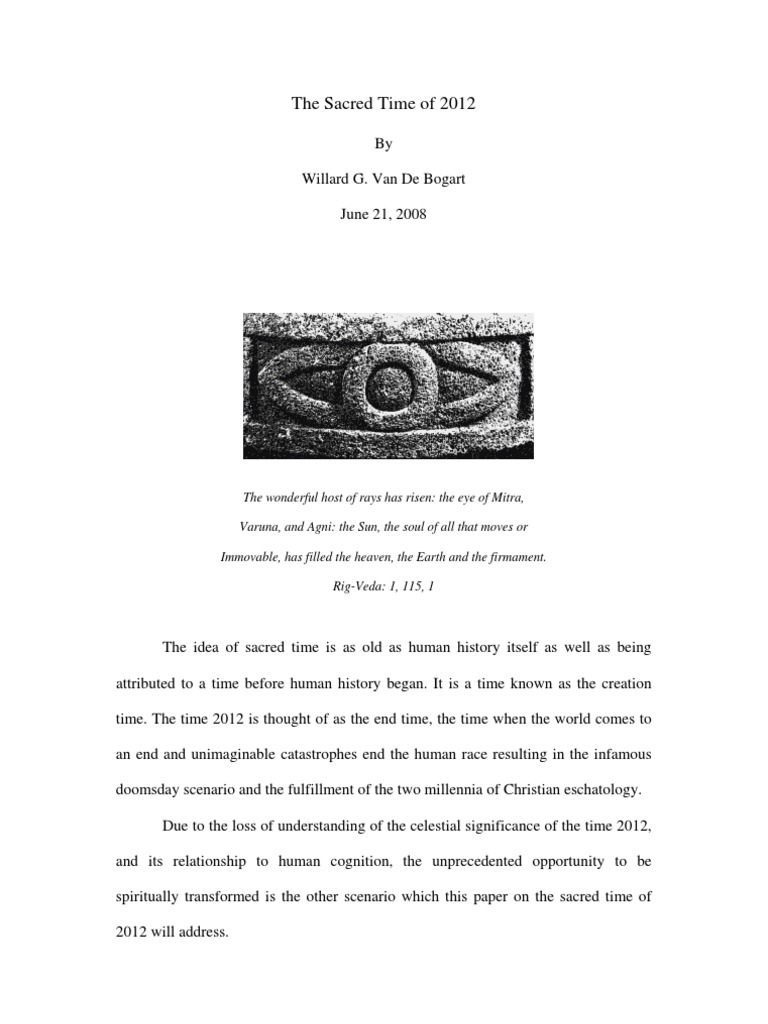 Sacred Time 2012 | PDF | Universe | Heaven