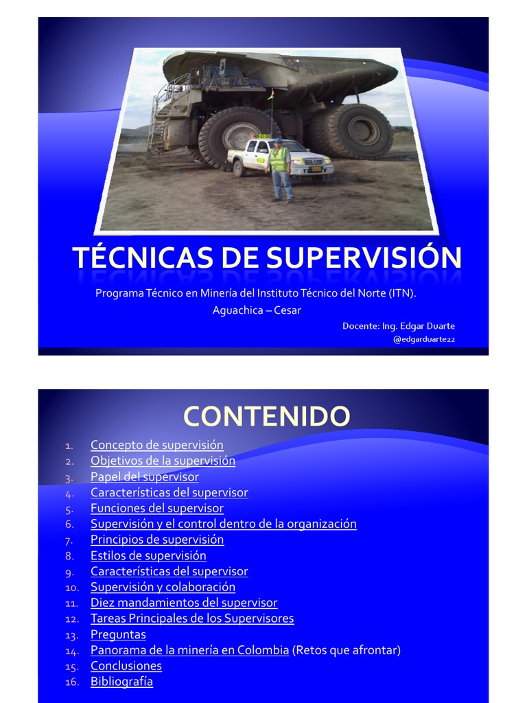 Tecnicas De Supervision Planificación Toma De Decisiones