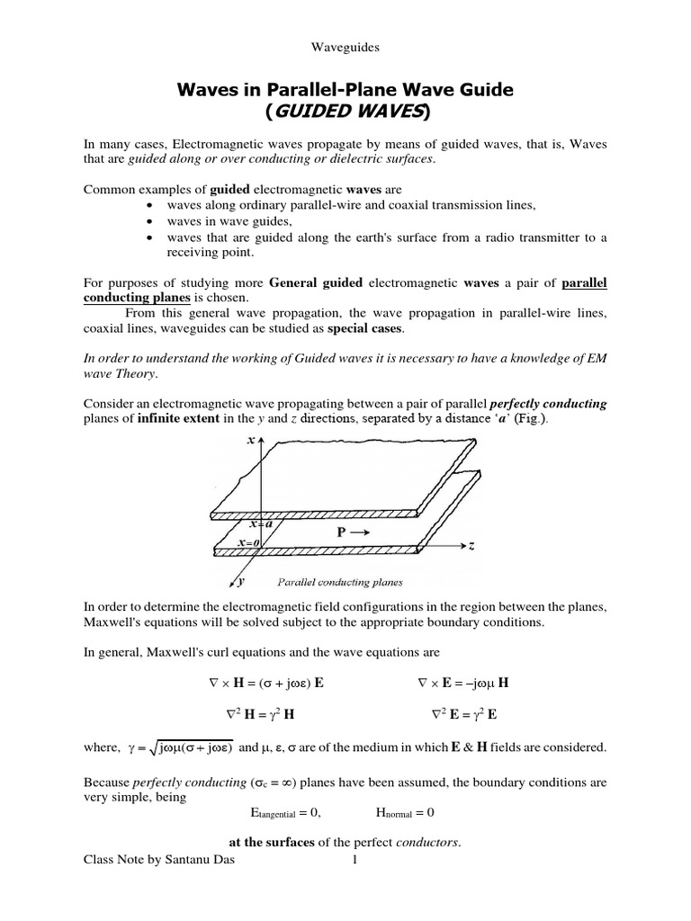 SV31 Guided Waves - Modes | PDF | Waveguide | Waves