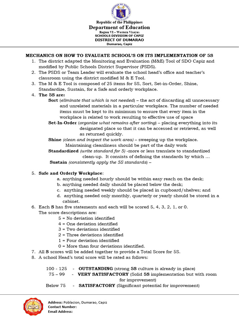 5S Implementation Copy 1 AutoRecovered | PDF