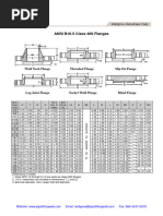 API 650 Flange Dimensions Table | PDF | Pipe (Fluid Conveyance ...