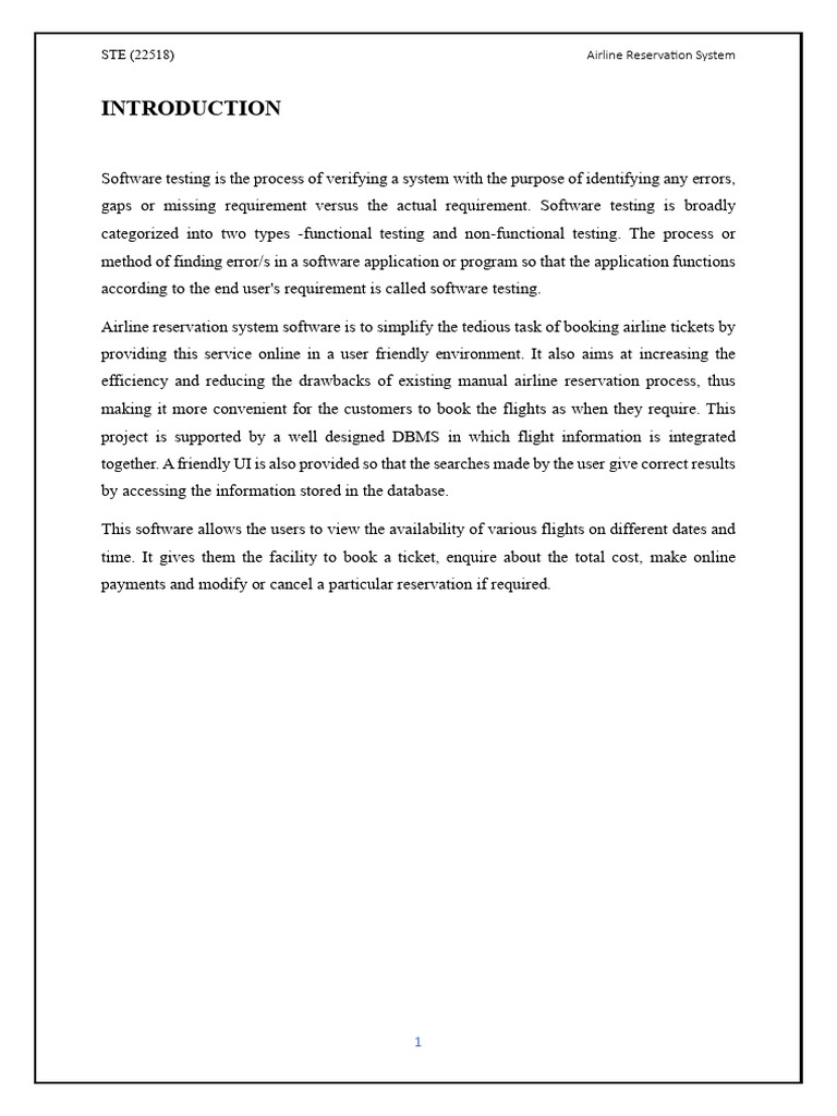 STE_project | PDF | Software Testing | Computing