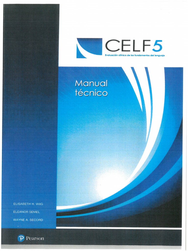Manual Tecnico Celf 5 | PDF