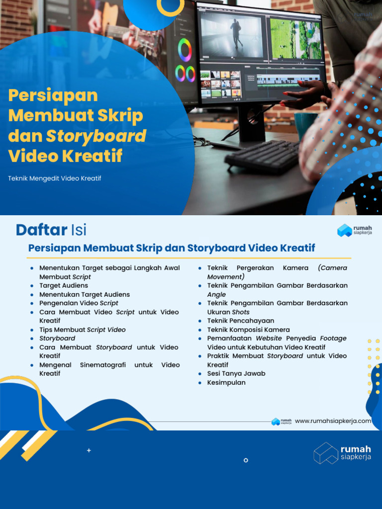 Persiapan Membuat Skrip Dan Storyboard Video Kreatif | PDF | Seni