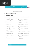 Integración por Partes y Método Tabular | PDF | Integral | Matemáticas