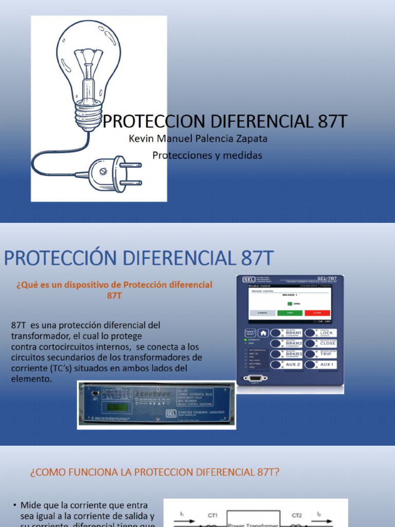 Proteccion Diferencial 87T | PDF
