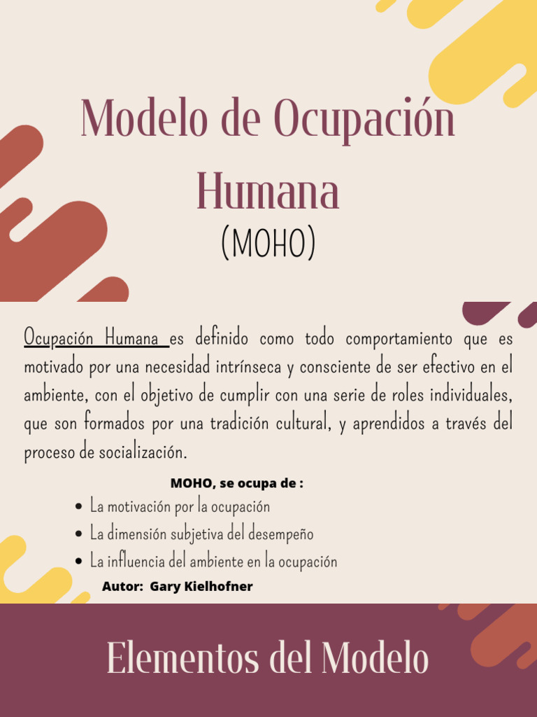Presentación MOHO | PDF | Comportamiento | Modificación de comportamiento