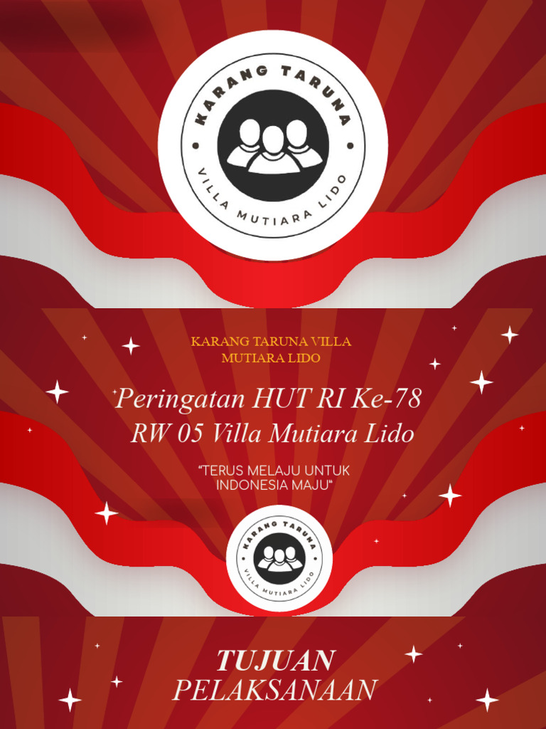 Peringatan HUT RI Ke-78 di Villa Mutiara | PDF