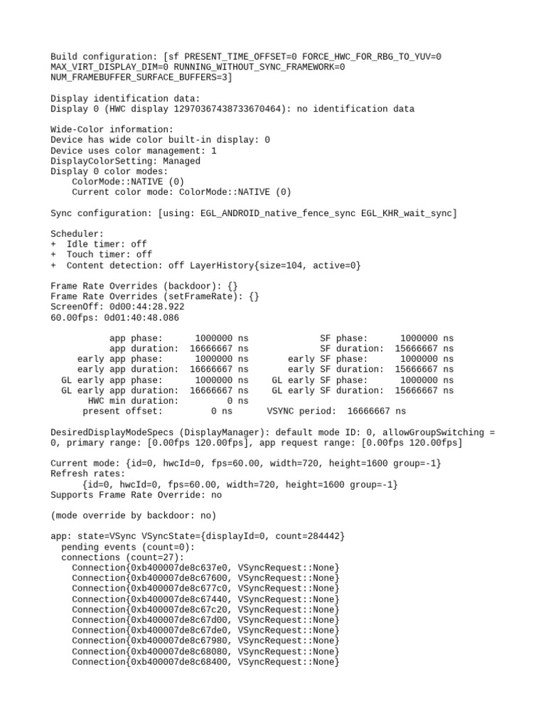 SF Dump | PDF | Frame Rate | Computer Hardware
