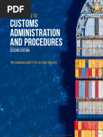 CAD Completion Guide for Importers | PDF | Customs | Canadian Dollar