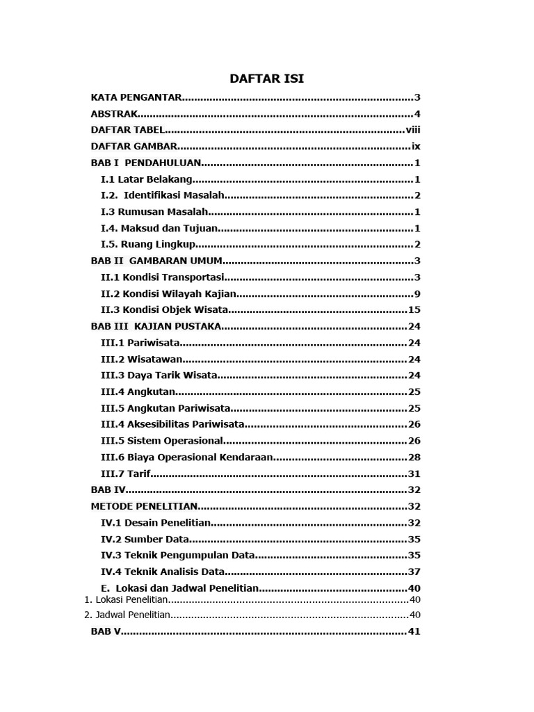 Daftar Isi | PDF