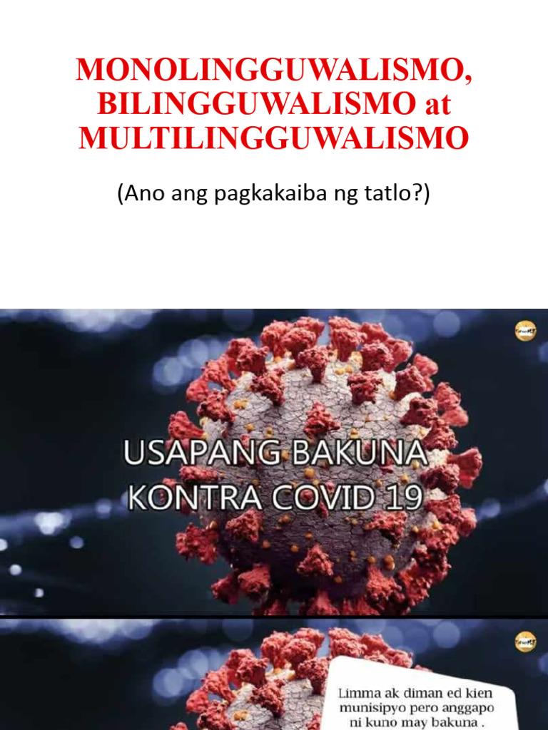 MONOLINGGUWALISMO | PDF