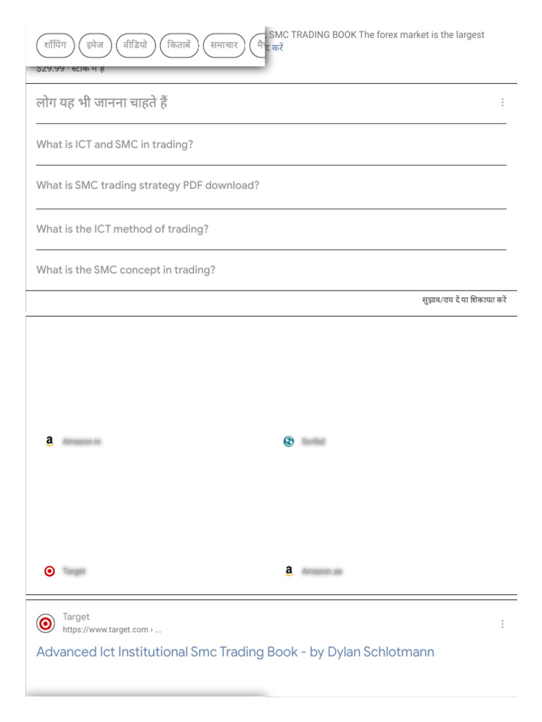 Advanced Ict Institutional SMC Trading Book PDF - Google Search | PDF