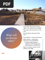 The Ones Who Walk Away From Omelas - Ursula K LeGuin | PDF