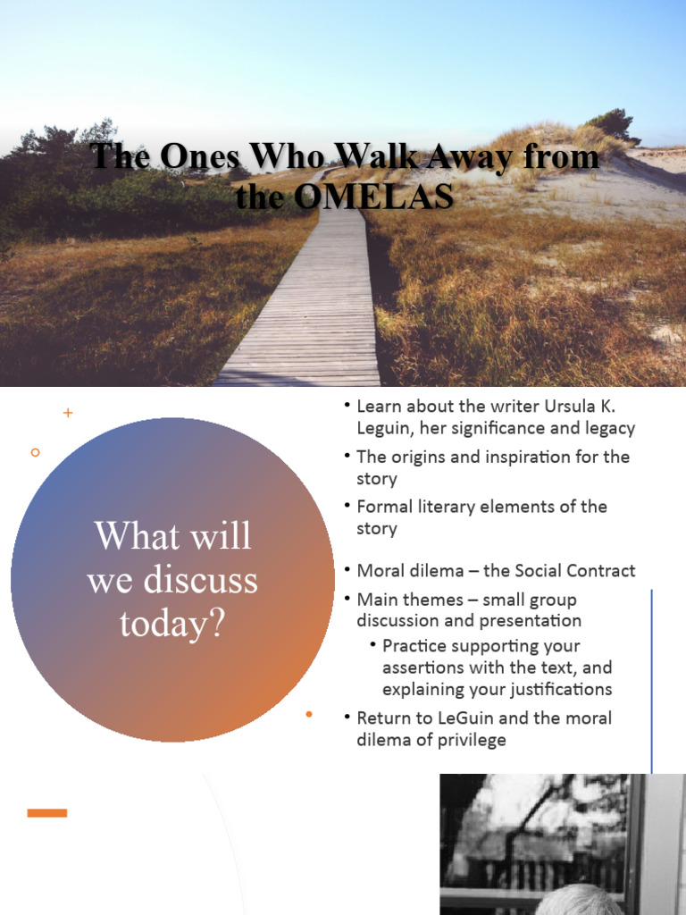 The Ones Who Walk Away From The OMELAS Ursula Le Guin | PDF