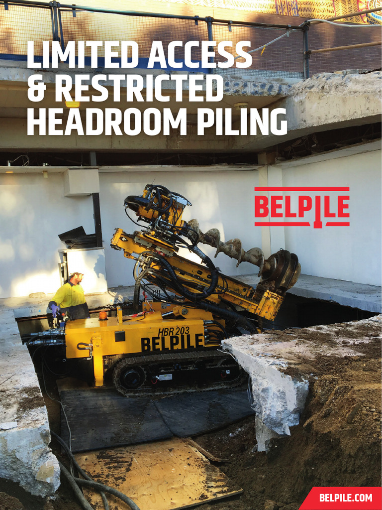 Belpile Limited Access Flyer A4 | PDF | Deep Foundation | Civil Engineering