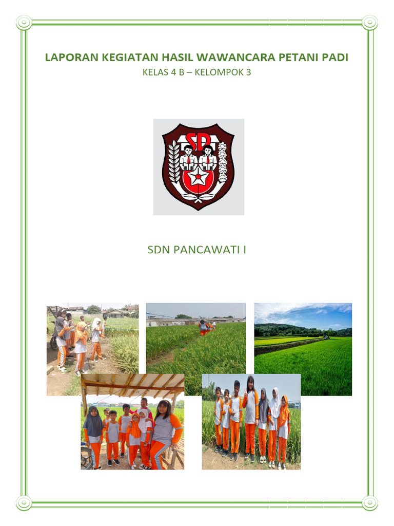 Makalah Petani Padi | PDF