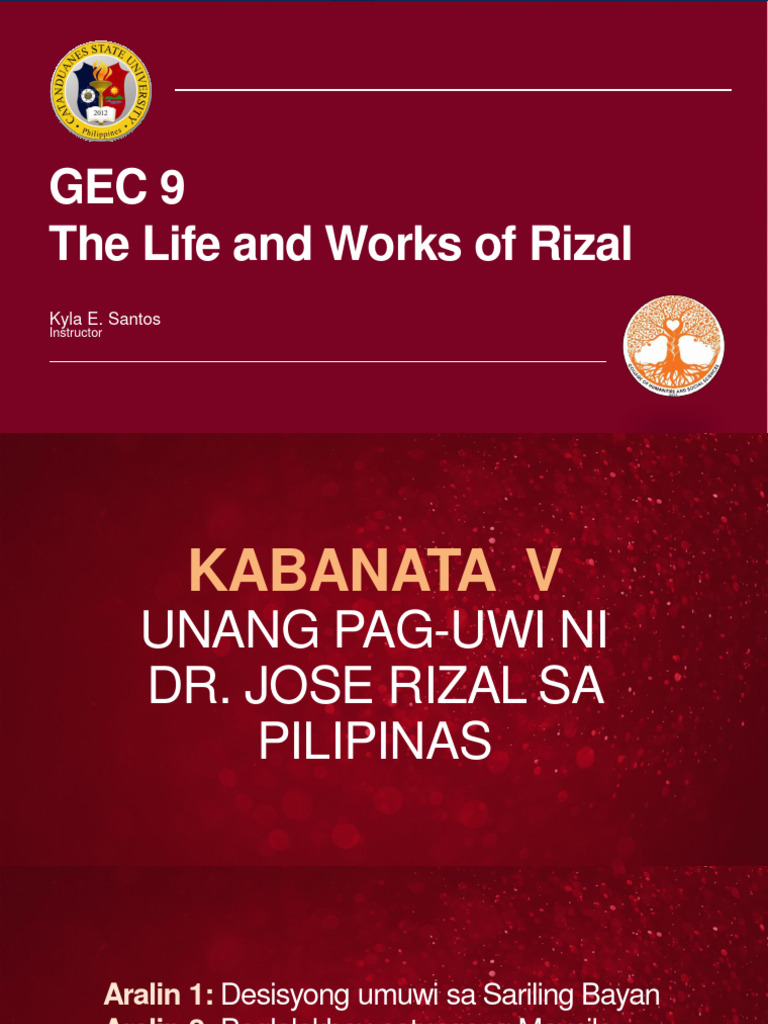 Gec 9 - Kabanata V | PDF