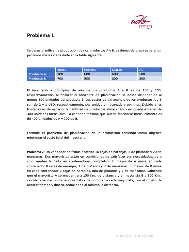 Proyecto 1 Semana 1 | PDF