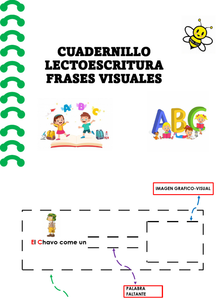 Cuadernillo de Frases para Lectoescritura | PDF